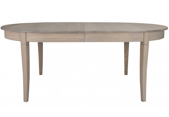 Table Ovale Extensible Haussmann Chêne Massif Signature Mobilier Deco Campagne Chic