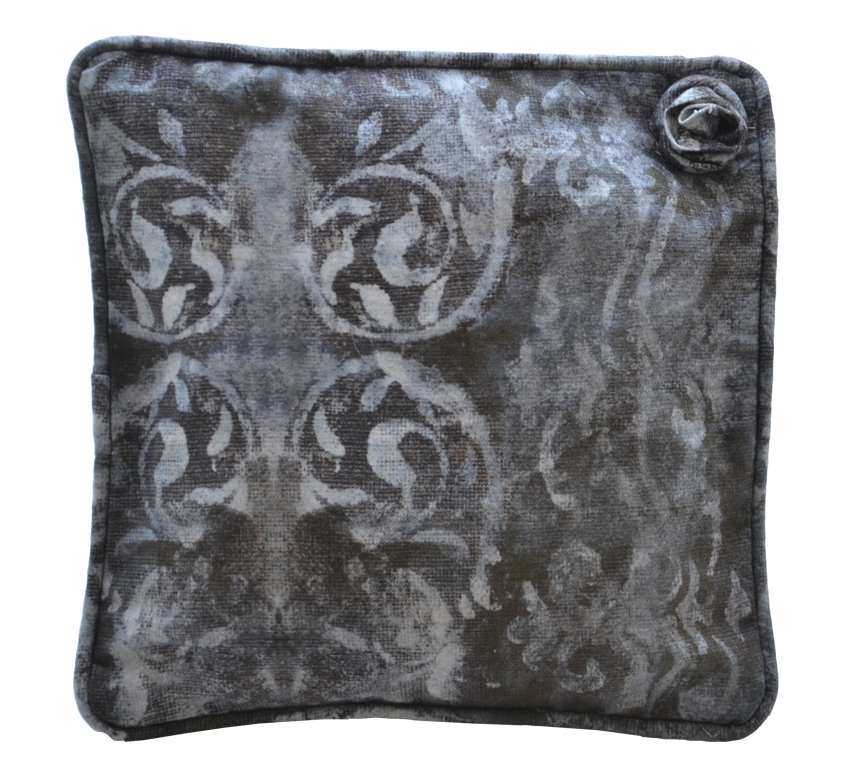 Mini Coussin Fresque Coquecigrues Shabby Chic Deco Campagne Chic